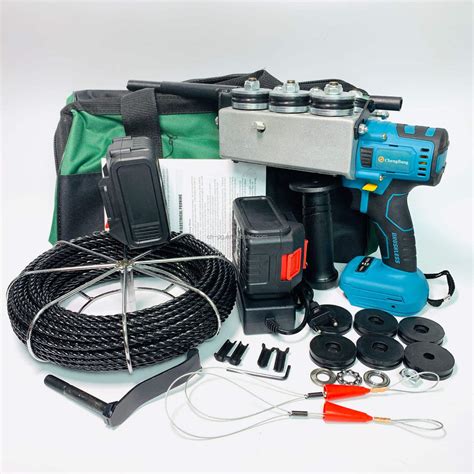 New Lithium Battery Cordless Threading Machine Cable Automatic Wall Penetrating Lead Electric