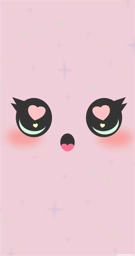 تصویر زمینه کیوت دخترانه صورتی