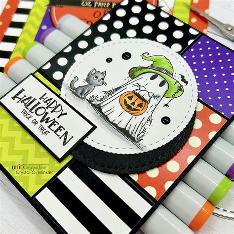 Crystal O Minkler Happy Halloween ~ Boo To You ~ Unity Stamp Co