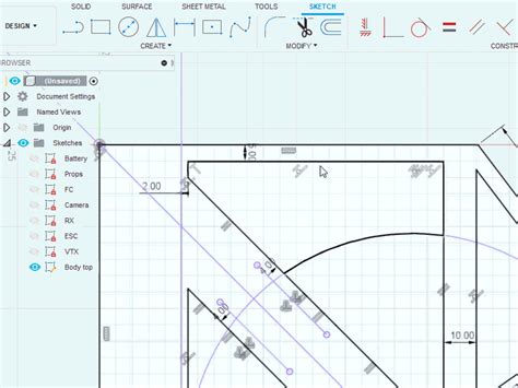 solved unconstrained pencil icon on sketch that appears constrained