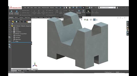 Solidworks Tutorial Beginners Exercise 9 Youtube
