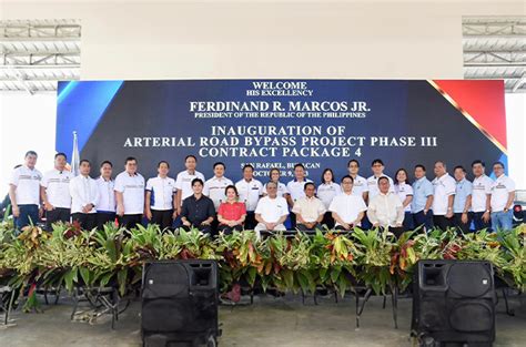 Dpwh Inaugurates The 764 Kilometer Bulacan Arterial Bypass Road In San