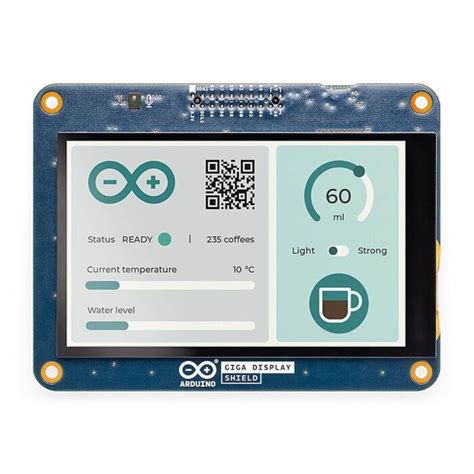 Arduino Giga Display Shield Buy In Australia Asx00039 Core