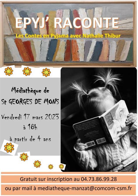 Le Vendredi 17 Mars 2023 à 18h00 à La Médiathèque De Saint Georges De Mons Séance Epyjraconte