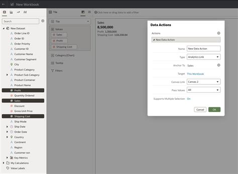Clickable Tiles In Oracle Dv — Oracle Analytics