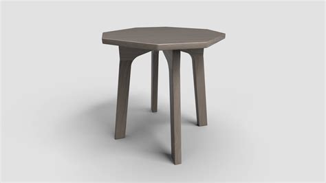 Octagon Table Rh75 3d Model By Speedup