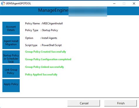 Installuninstallmigrate Agents Using Windows Gpo Light Weight Tool Manageengine Endpoint Central
