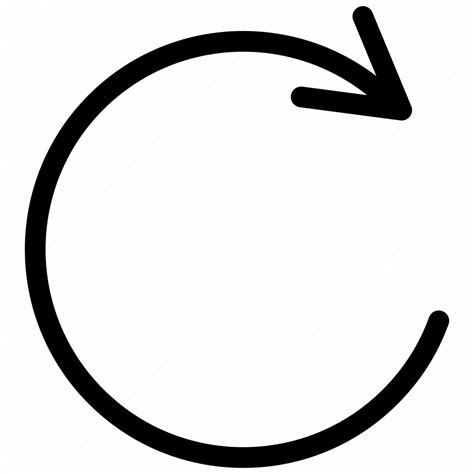 arrow direction reload repeat right rotate rotation icon