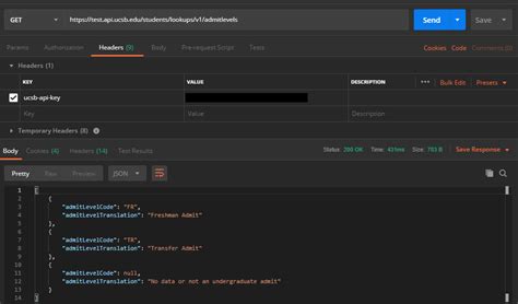 Testing Applications Ucsb Api Developer Portal