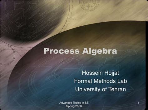 Ppt Process Algebra Powerpoint Presentation Free Download Id150912