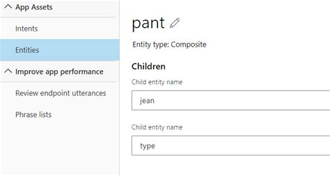 Nlp Luis Entities With Sub Entities Stack Overflow
