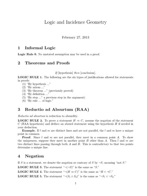 Incidence Geometry Pdf Line Geometry Projective Geometry