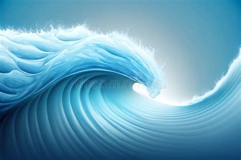 Abstract Blue Color Background Colored Background Generative Ai Stock Illustration