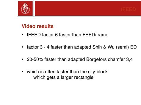Ppt Timed Fast Exact Euclidean Distance Tfeed Maps Powerpoint