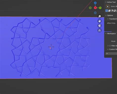 Mesh Strange Issues When Using Boolean To Create Indentation Of