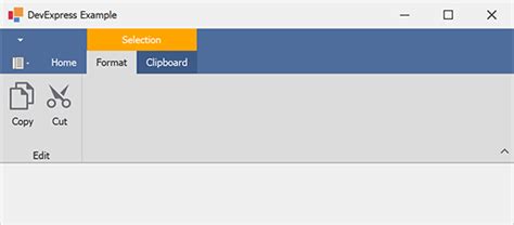 Ribboncontrolselectedpage Property Winforms Controls Devexpress