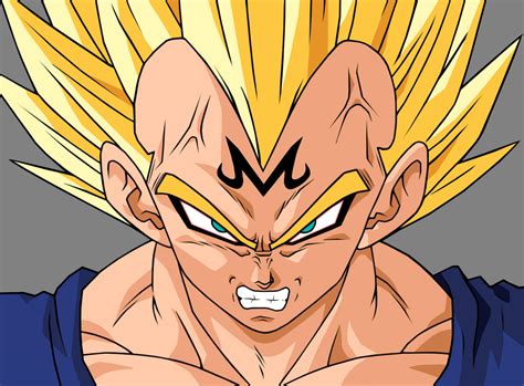 Majin Vegeta By Gatnne On Deviantart