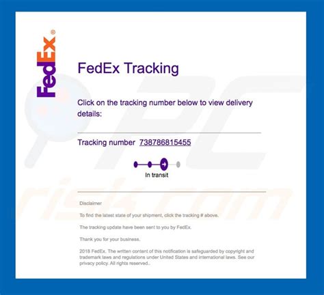 FedEx Tracking Email Virus Removal And Recovery Steps Updated