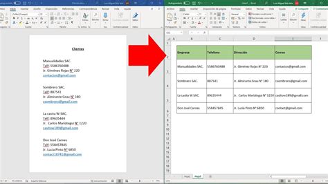 Vislumbrar Más grande Mirar atrás convertir texto word en tabla excel