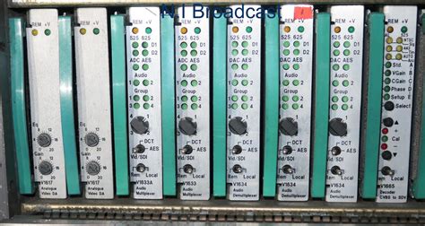 Vistek Interface Unit With AES Audio Multiplixers DAS Etc With 2x PSU N I Broadcast Ltd