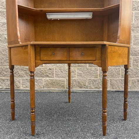 Vintage Ethan Allen Heirloom Nutmeg Maple Custom Room Plan Traditional