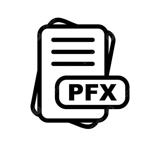 Pfx File Format Icon PNG Vector PSD And Clipart With Transparent Background For Free Download