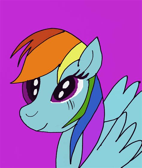 Mlp Rainbow Dash By Missserbianjelena On Deviantart