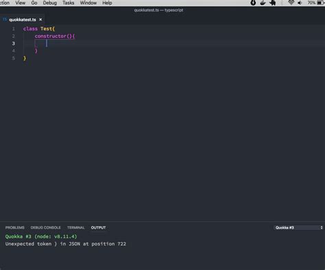 Unexpected Token When Running In Typescript Issue Wallabyjs