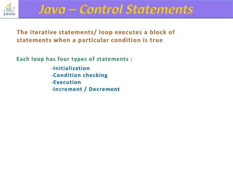 Java Programming Control Statements Pptx Java Programming Control Statements Pptx