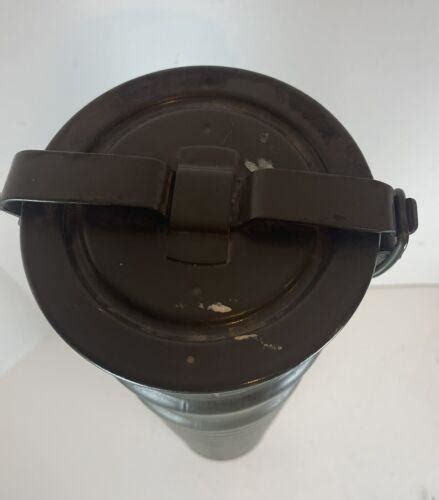 Ww2 Ammo Canister Nr 0912 Artillery Shell Mortar Metal Case Box