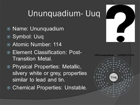 Ununquadium Uses