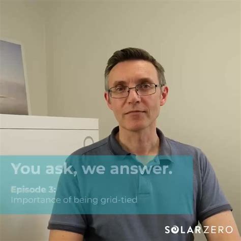 [video] Solarzero On Linkedin Importance Of Being Grid Tied With Solarzero