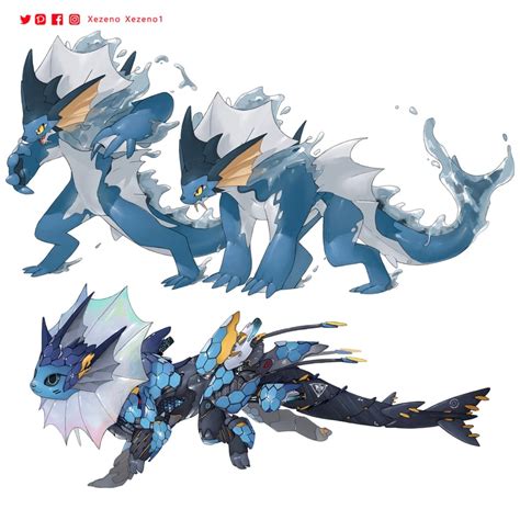 Vaporeon Pokemon Drawn By Xezeno Danbooru