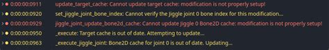 SkeletonModification DJiggle Always Give Warnings And Errors When Created Issue