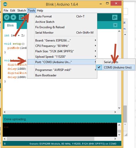 การ Flash Esp8266 ด้วยบอร์ด Arduino Uno R3 Artronshop บอร์ด