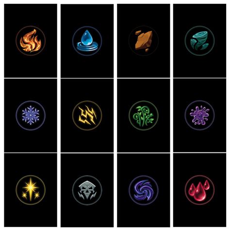 Elements Series I Mtg Size 100 Textured Matte Tcg Trading Card Sleeves Fantasy North