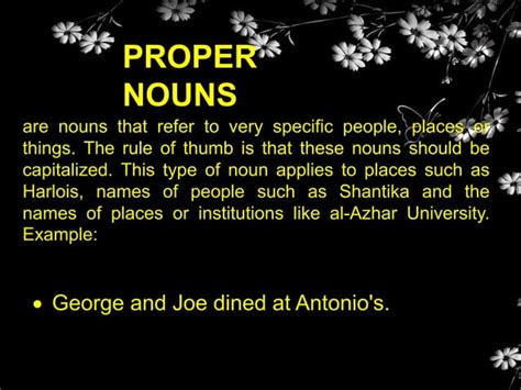 Classes Of Nouns Subcategorization Restriction In English Pptx