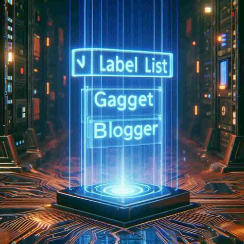 How To Customize The Default Label List Gadget In Blogger For A Stylish