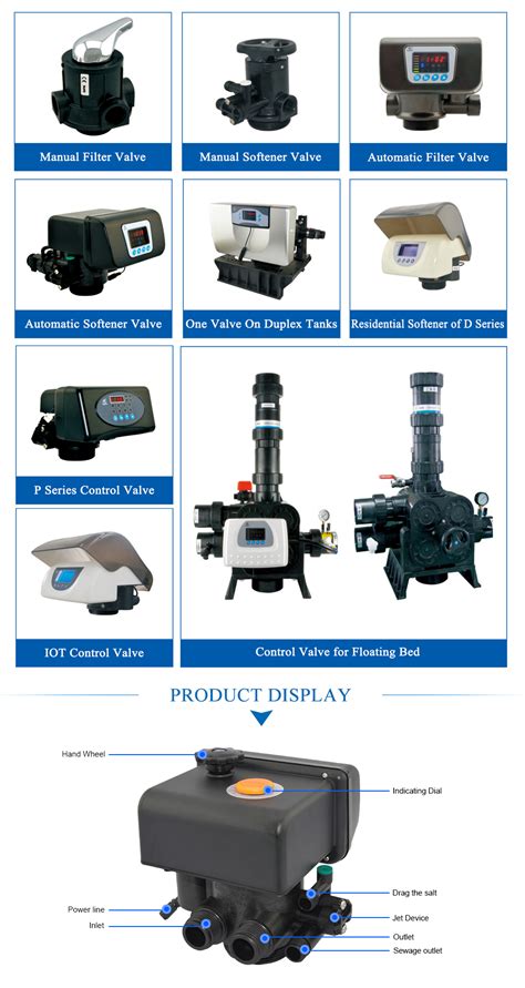 Runxin Automatic Water Softener Control Valve F77a3