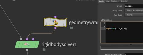 Randomize Rotation Within A Rbd Bullet Solver General Houdini
