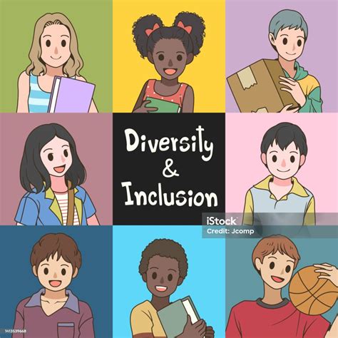 인종 평등과 반 인종 차별주의의 개념 사회적으로 다양한 다문화 및 다인종 사람들 개성 개념에 대한 스톡 벡터 아트 및 기타 이미지 개성 개념 걷기 교육 Istock