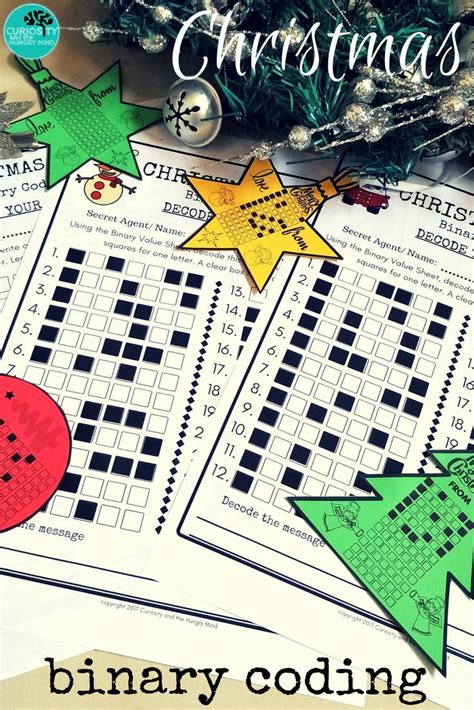 Christmas Binary Coding Unplugged Unplugged Coding Activities Creative Classroom Creative
