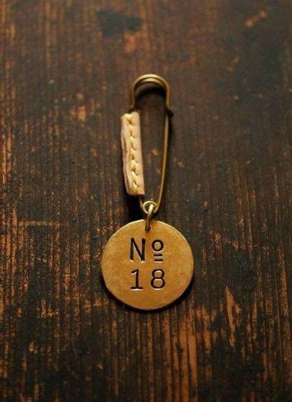 Antique Brass Tool Tag Key Tag Vintage Hotel Room Number Numbered