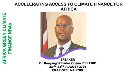 Dr Konyango Charles On Linkedin Climatefinance Sustainabledevelopment Africagreen