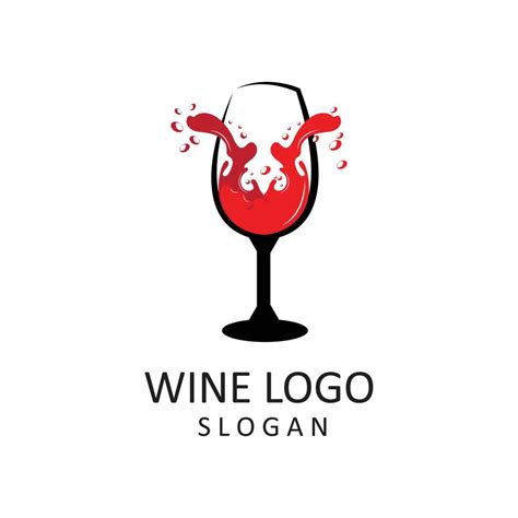 Sparkling Wine Glass Logo Icon Vector Cafe Inspiration Template Illustration 19848048 Vector
