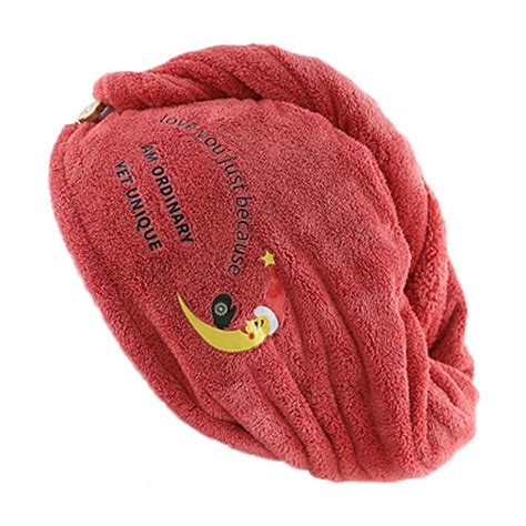 Badu Bg Кърпа за сушене на коса Водопоглъщане Бързосъхнеща шапка за увиване на главата Здрава