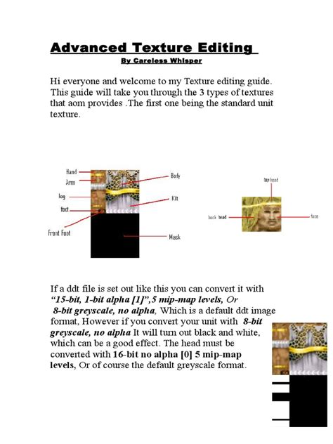 Texture Editing Advanced Pdf Texture Mapping Computer Vision