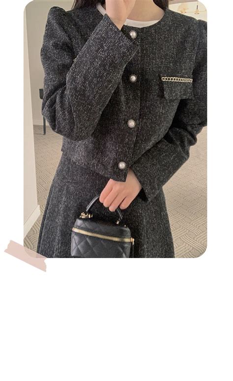 Made 머스티 자가드 트위드 투피스set44~110 ♥핫핑♥