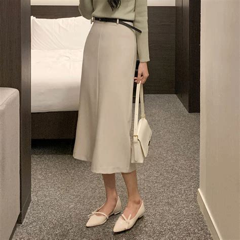 주문폭주🌠 에르메 롱 스커트 4color 벨트set A라인h라인하체커버봄치마간절기여름출근룩하객룩데일리룩심플페미닌오피스룩올드머니벨트세트벚꽃