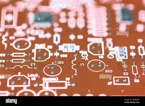 Electrical Components And PCB Stock Photo Alamy